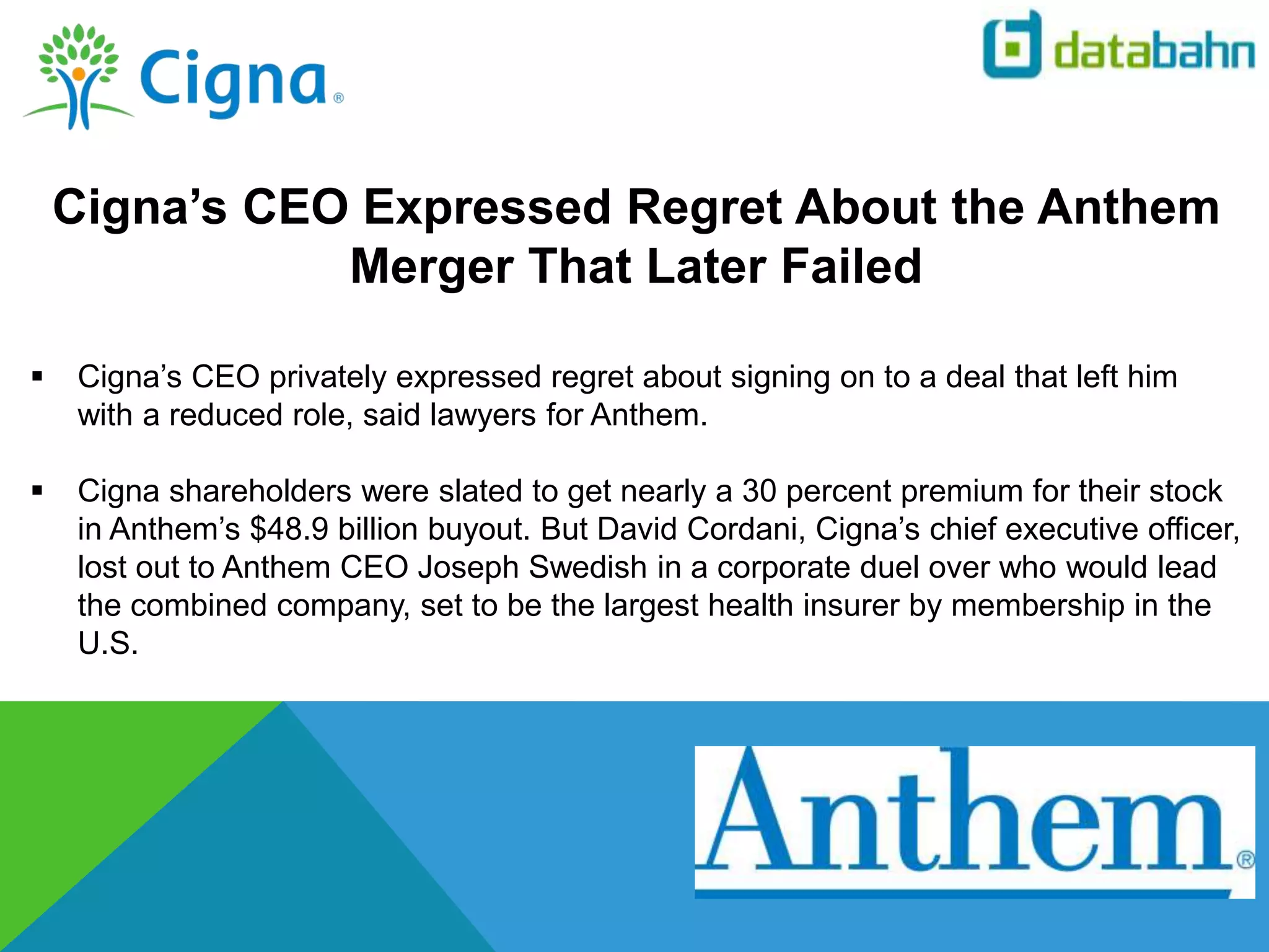 7 keys to open doors at Cigna | PPT