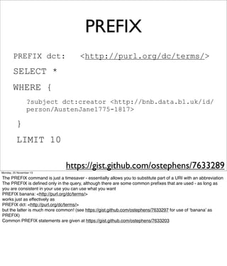 Selecting with SPARQL | PDF