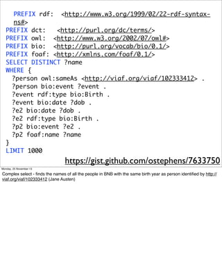 Selecting with SPARQL | PDF