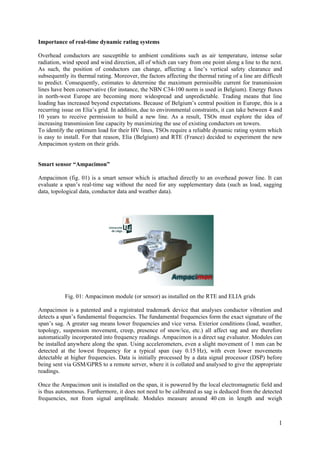 “Ampacimon” real-time dynamic rating system | PDF