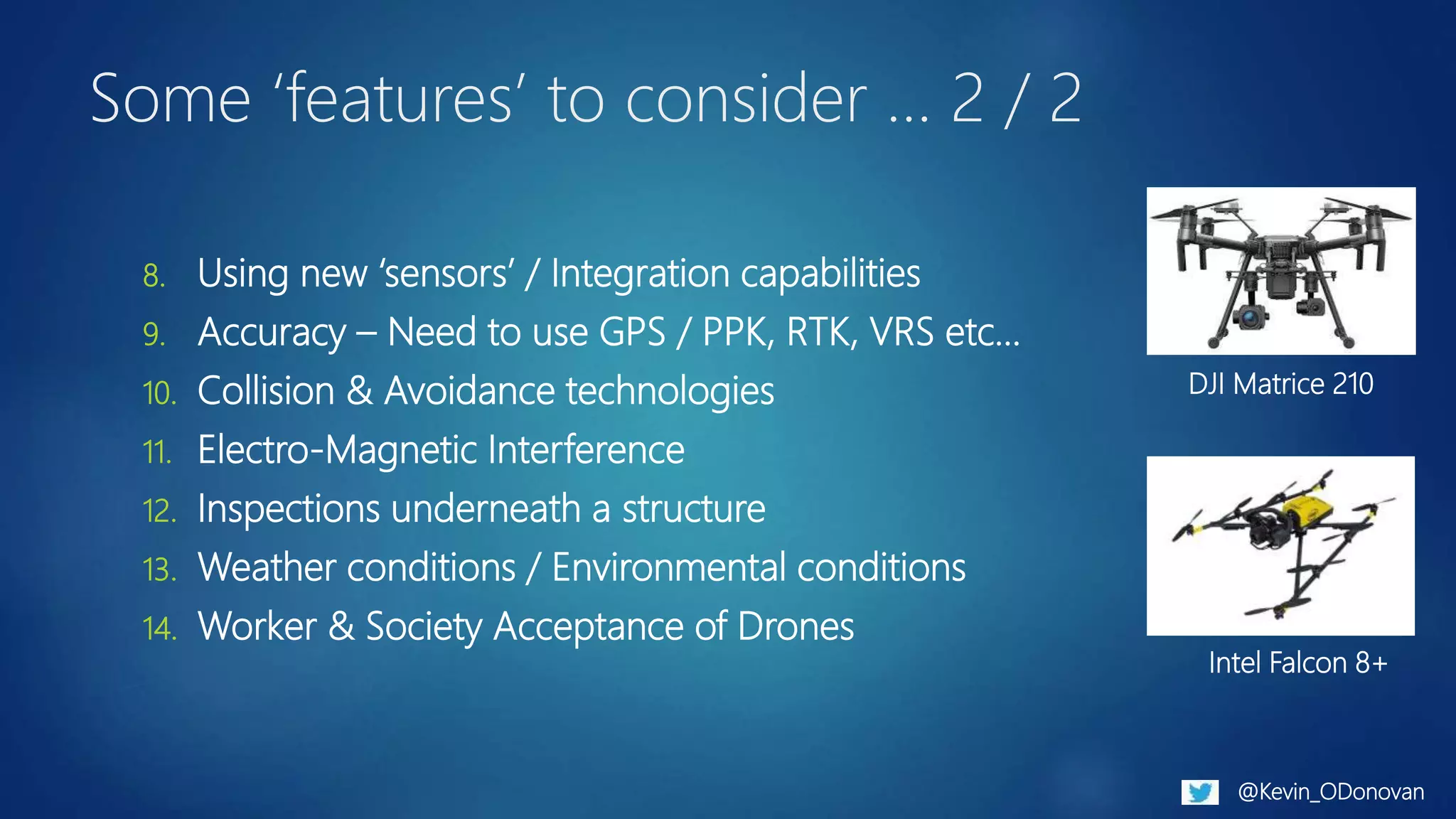 Using Drones in Utilities - Current use cases, some 'features' & the future of #drones ... | PPTX