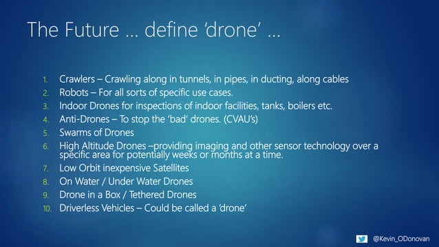 Using Drones in Utilities - Current use cases, some 'features' & the ...