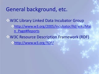 Linked Open Data stuff | PPT