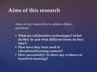 Interactive Technology in Collaborative Classroom learning: Practice ...