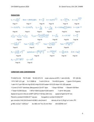 CIH exam equation fully explained | PDF