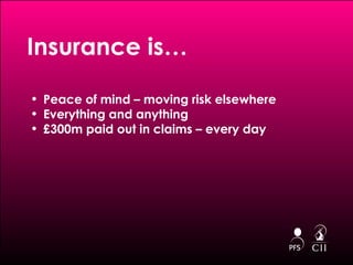 Careers in Insurance & Financial Advice | PPT