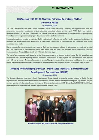 CII newsletter - Kazim Ali khan on Engineering Services Outsourcing | PDF