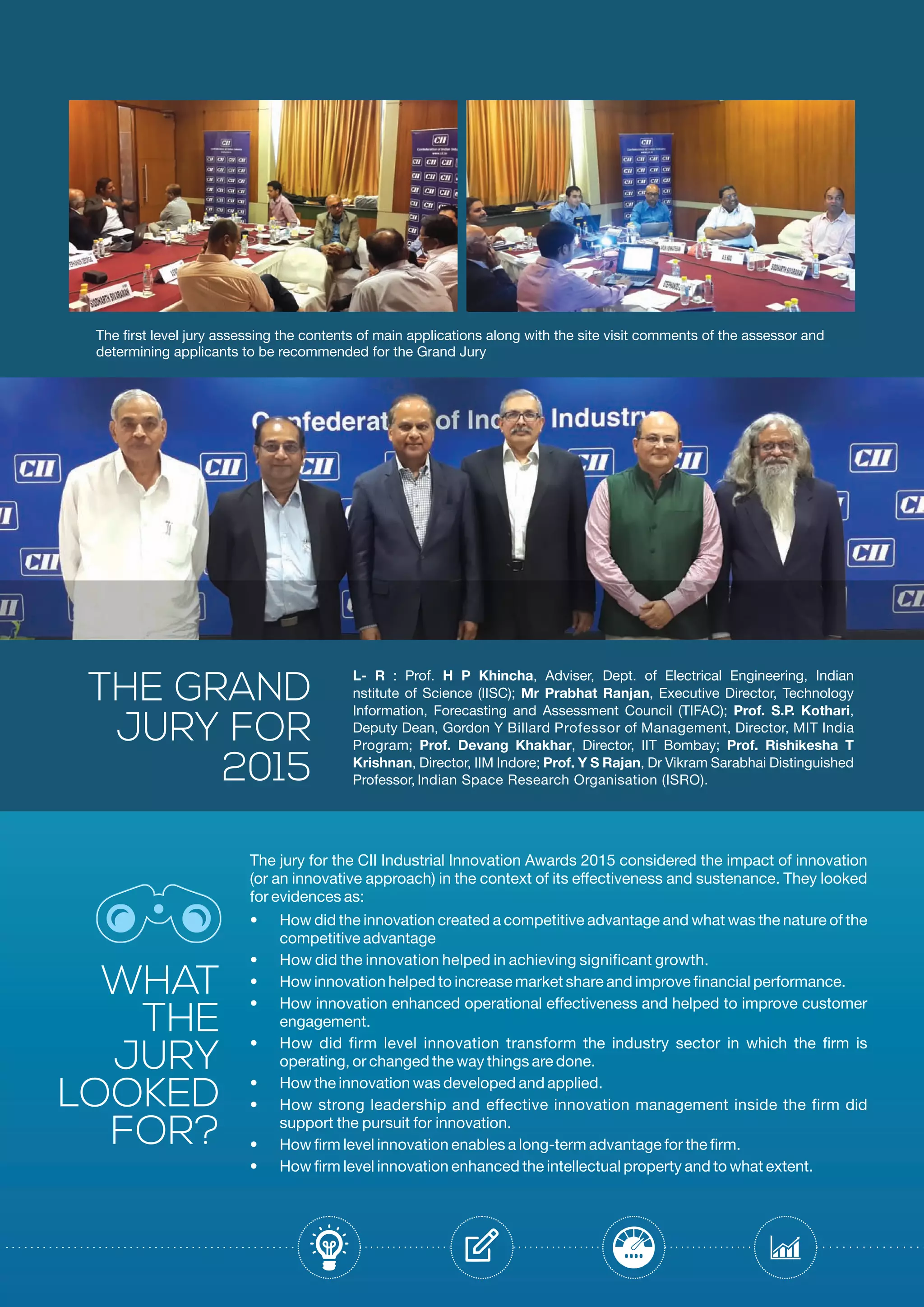 Cii industrial-innovation-award-2015-retrospect | PDF