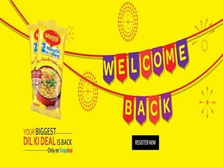 NESTLE: Noodle ban to Relaunch | PPTX