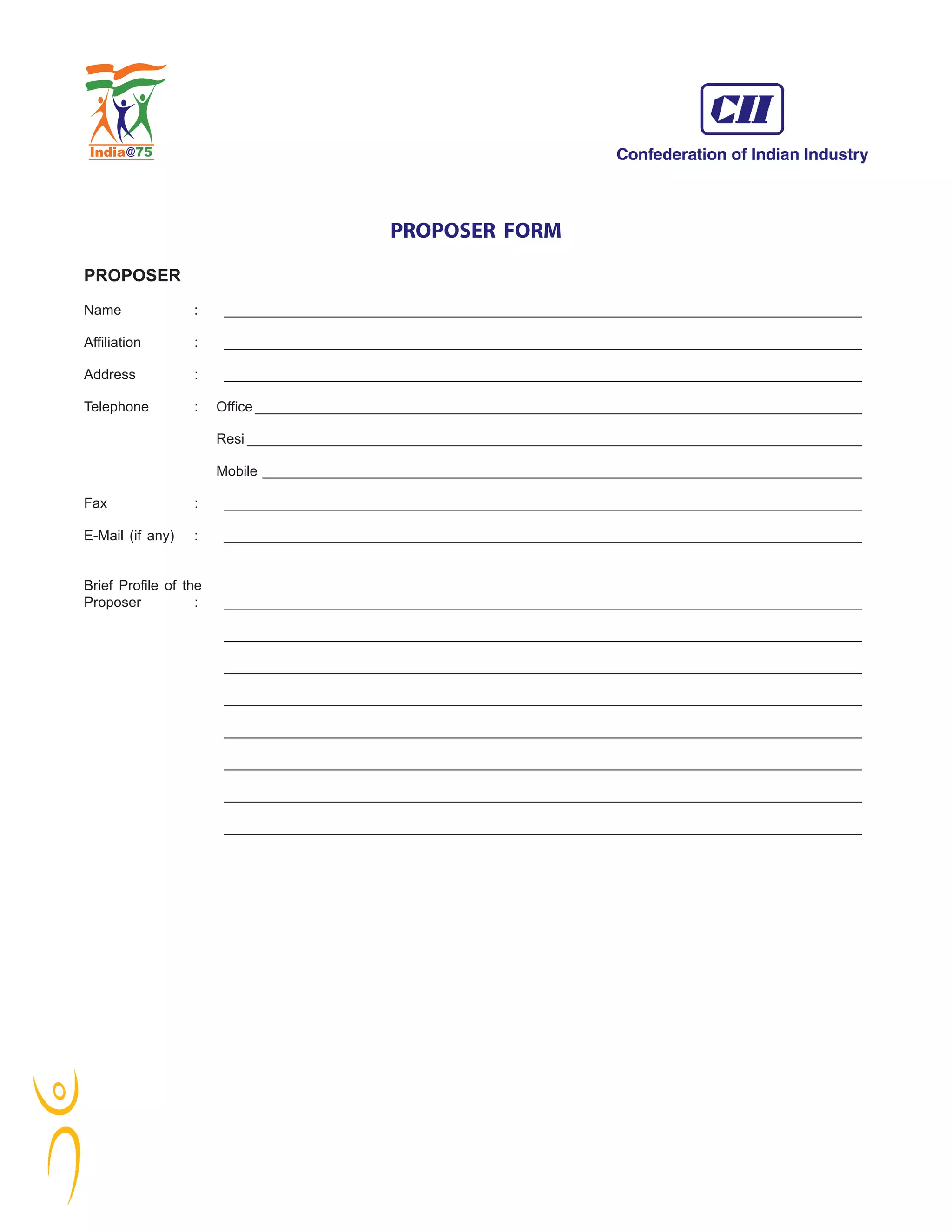 CII Woman Exemplar Award | PDF