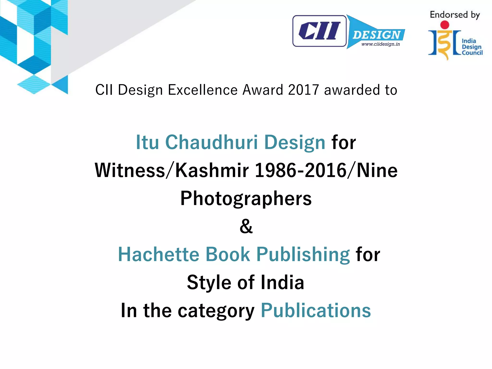 Cii design excellence-award-winners-2017 | PDF