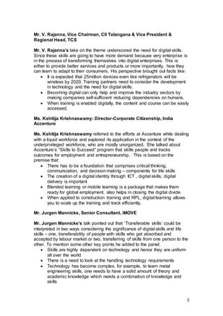 Cii Event report | DOCX | Business Expos & Conferences | Events