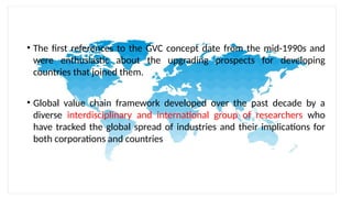 CII_Global Value Chain.Global supply chain managementpptx | PPTX