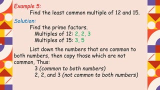 Ciii. lesson-4-least-common-multiple | PPT