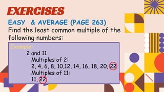 Ciii. lesson-4-least-common-multiple | PPT