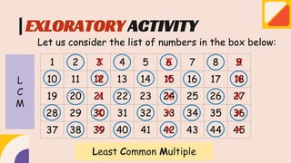 Ciii. lesson-4-least-common-multiple | PPT