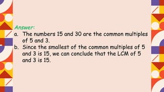 Ciii. lesson-4-least-common-multiple | PPT