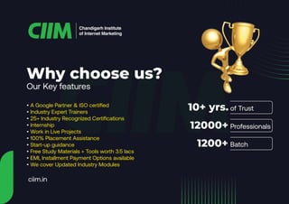 Ciim advance digital marketing certification | PPT