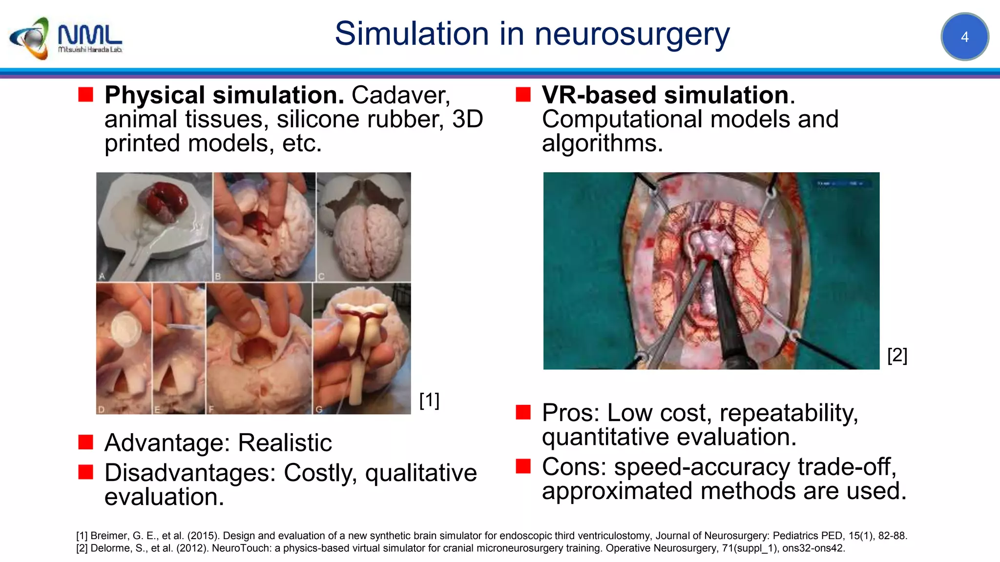 VR simulations for neurosurgery | PPTX