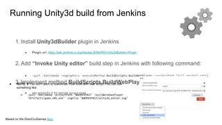 Continuous integration in games development | PPTX