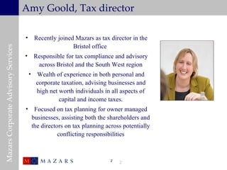 Tax Planning for High Net Worth Individuals | PPT | Business Accounting ...