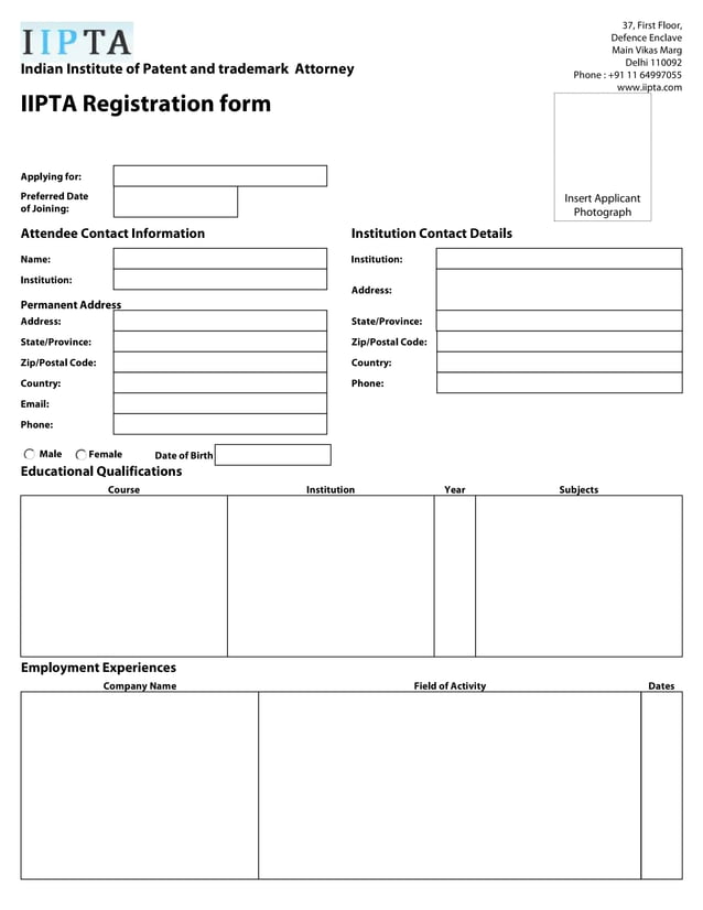 IIPTA BROCHURE | PDF