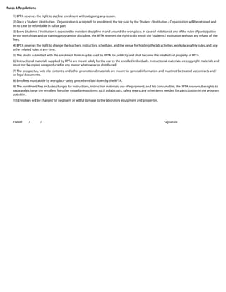 IIPTA BROCHURE | PDF