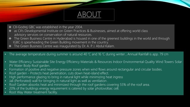 CII green building | PPTX