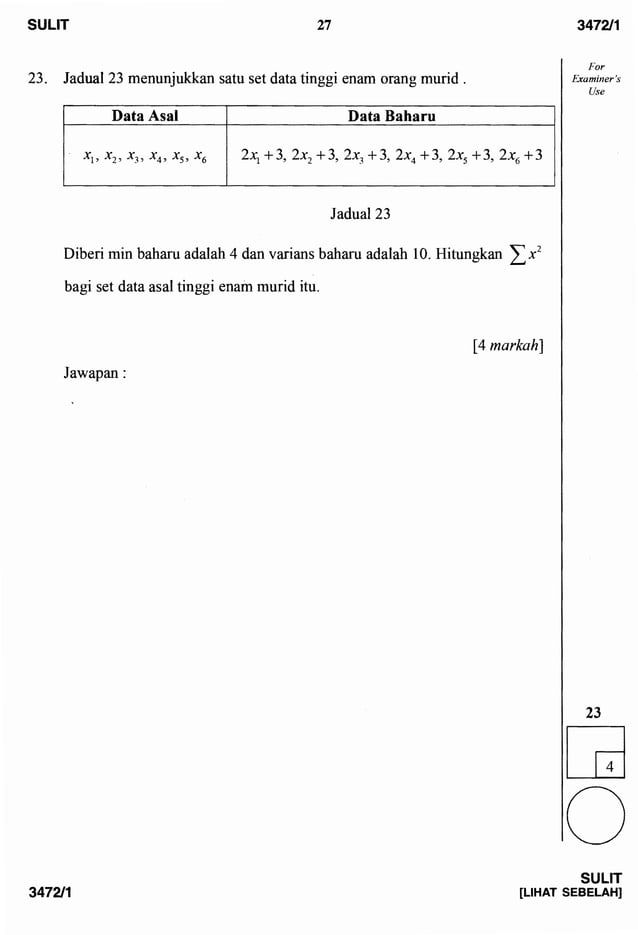Kertas Percubaan SPM Add Maths Kelantan 2017 | PDF