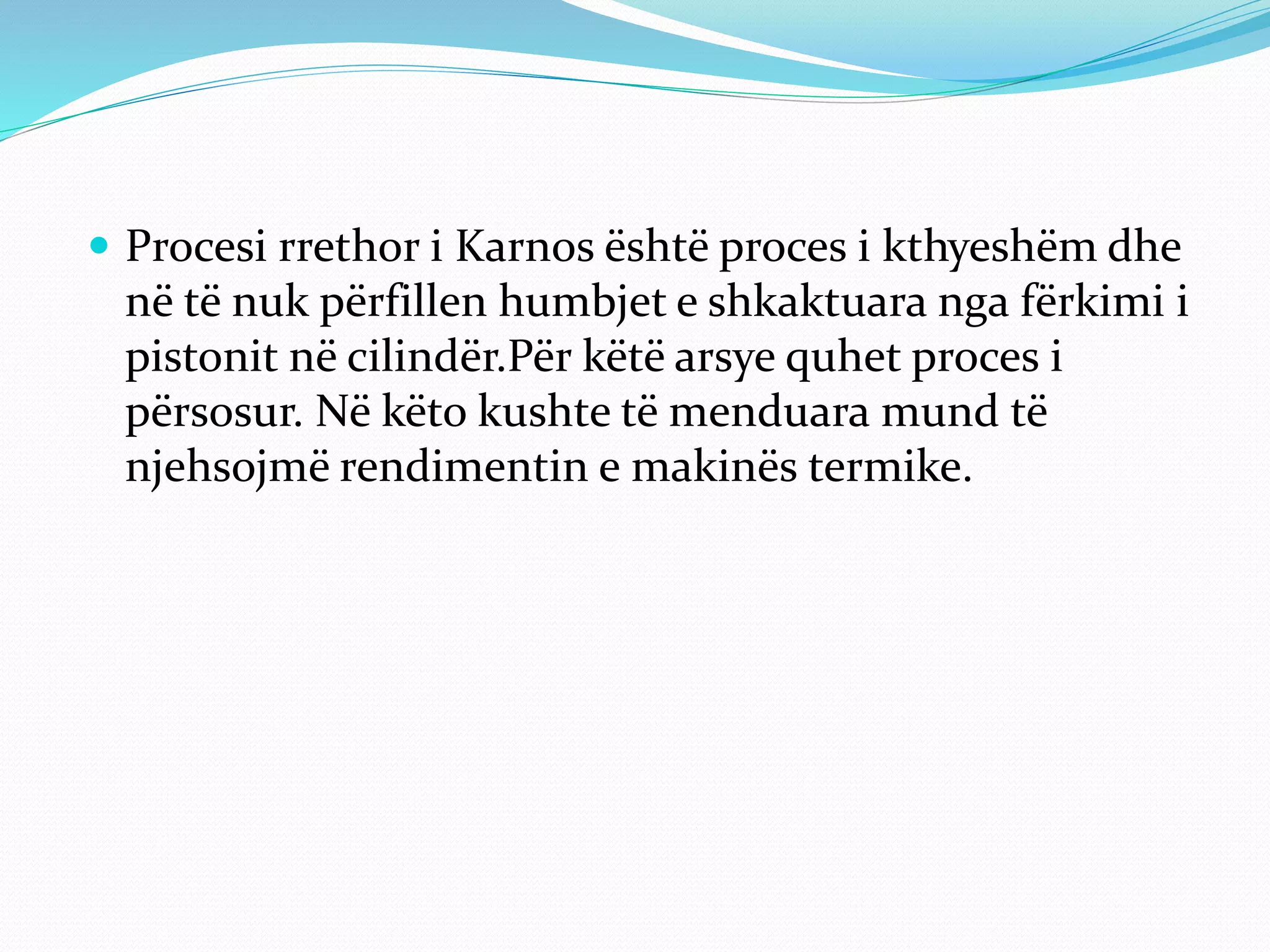 Cikli i karnos Fizik | PPTX