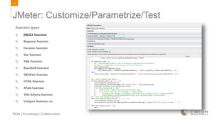 API automation with JMeter + Bamboo CI | PPTX