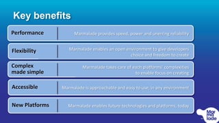 Marmalade: more platforms, more possibilities | PPTX | Operating ...