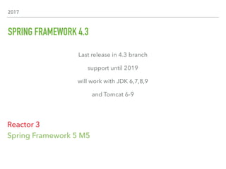 Spring framework 5: New Core and Reactive features | PPT