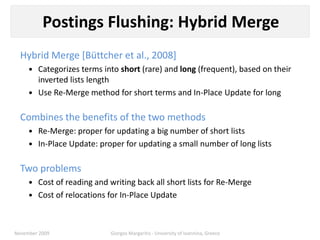 Low-cost Management of Inverted Files for Online Full-Text Search | PDF ...