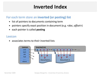 Low-cost Management of Inverted Files for Online Full-Text Search | PDF ...