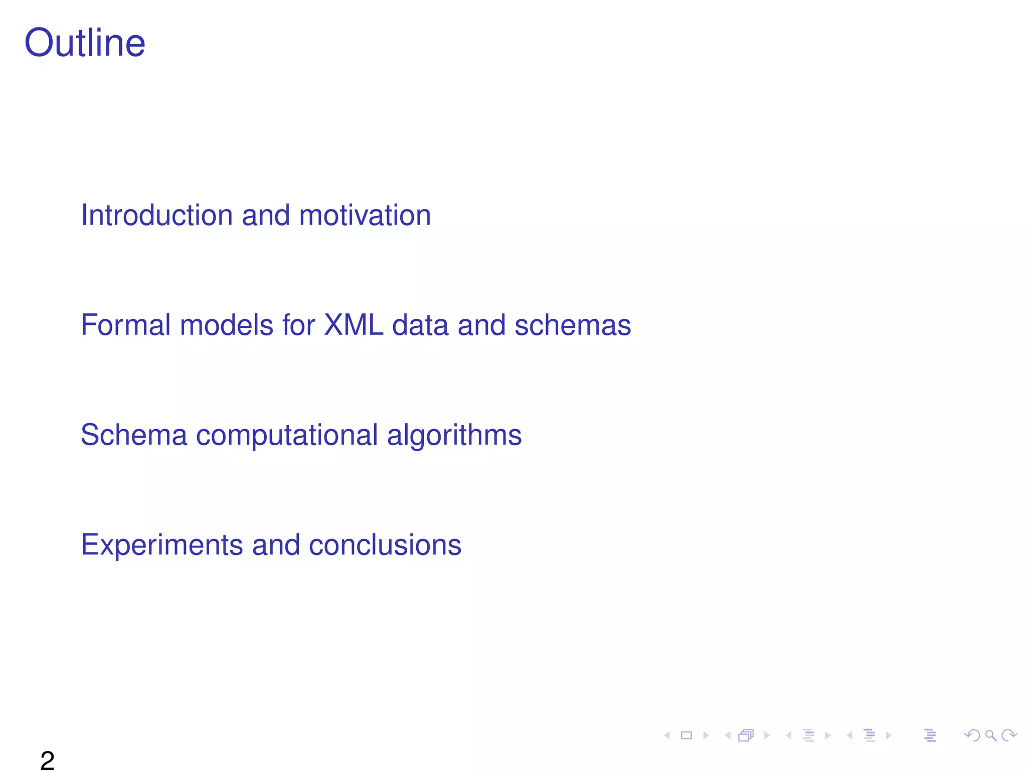 Xml Schema Computations Schema Compatibility Testing And Subschema Extraction Ppt