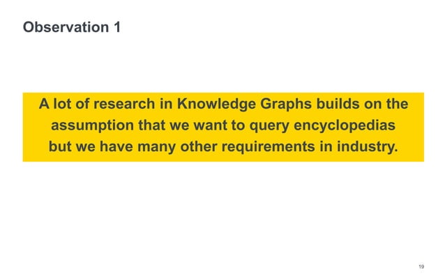 Knowledge graphs for knowing more and knowing for sure | PPTX