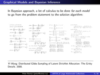 Non-Bayesian Additive Regularization for Multimodal Topic Modeling of Large Collections | PDF ...