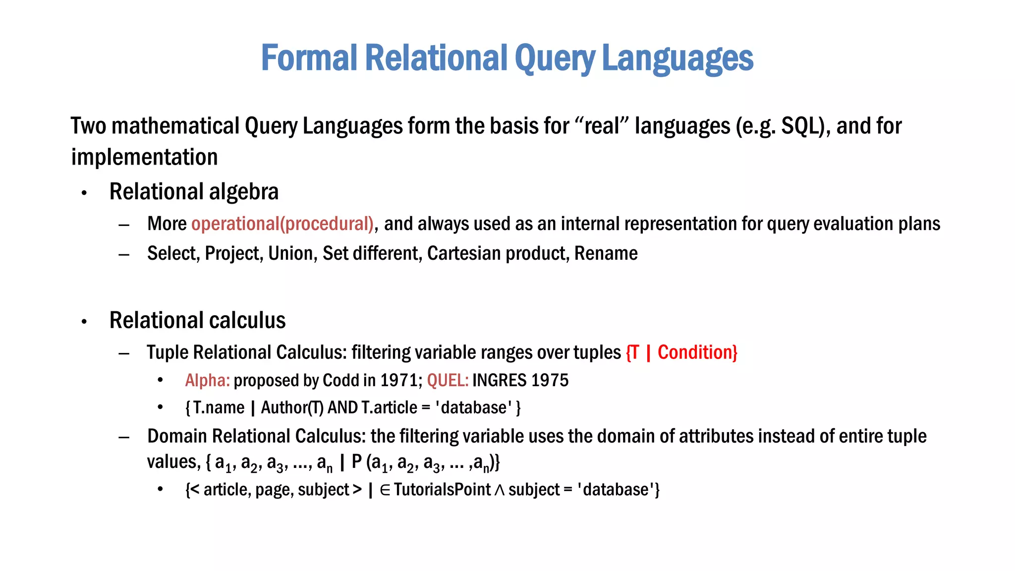 Multi-Model Data Query Languages and Processing Paradigms | PPT