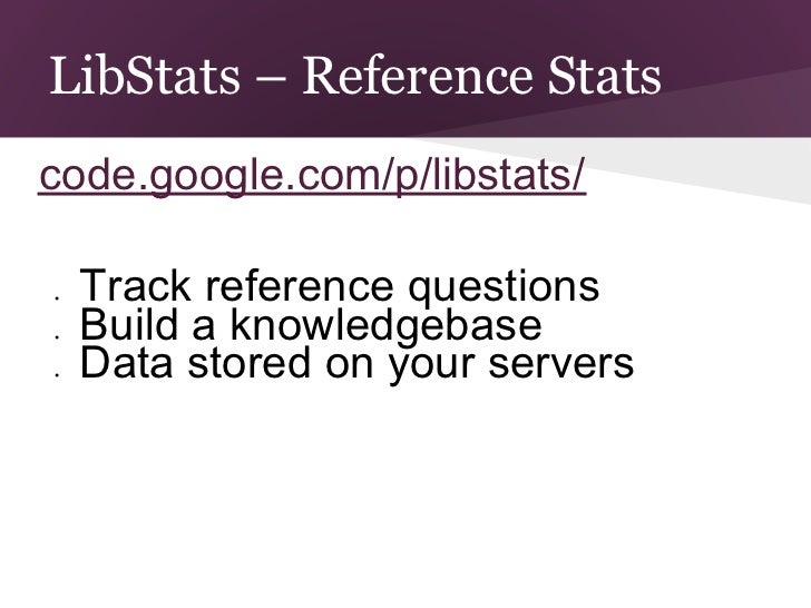 Open Source Tools for Libraries