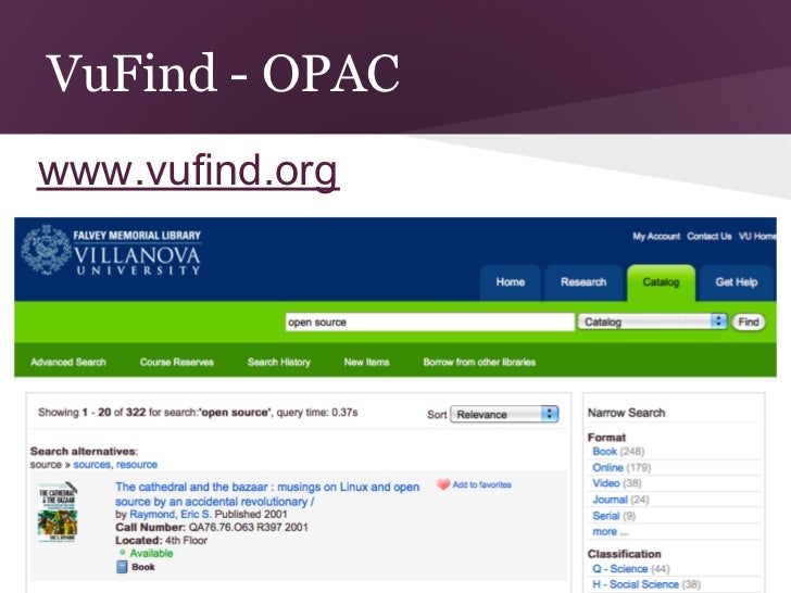 Open Source Tools for Libraries