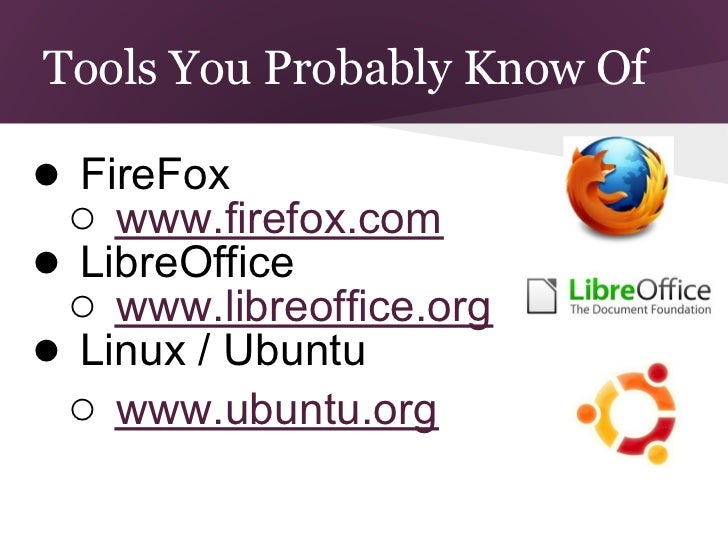 Open Source Tools for Libraries