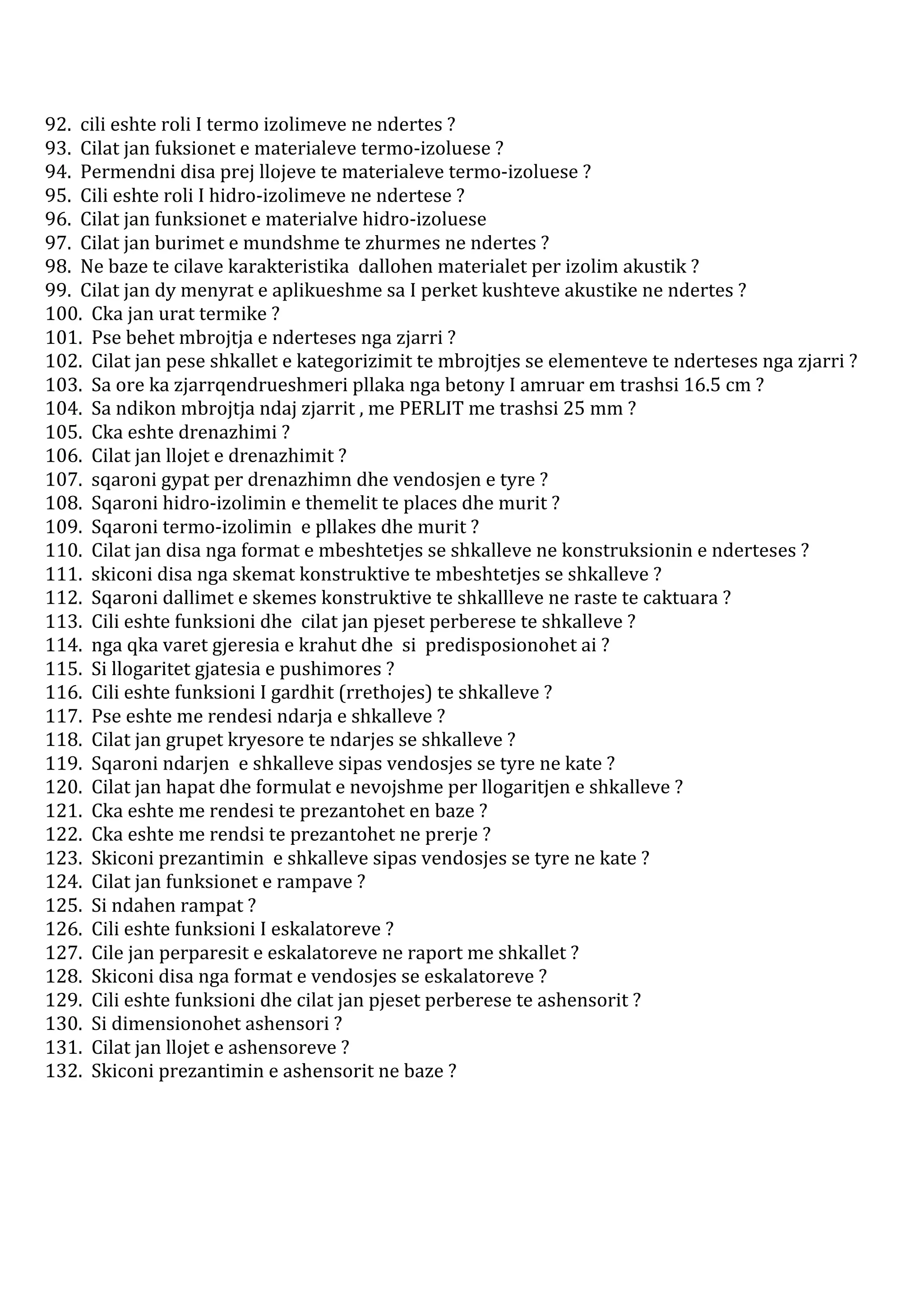 Konstruksione Arkitektonike - Pyetje mbi kuptimin e konstruksioneve ne ...