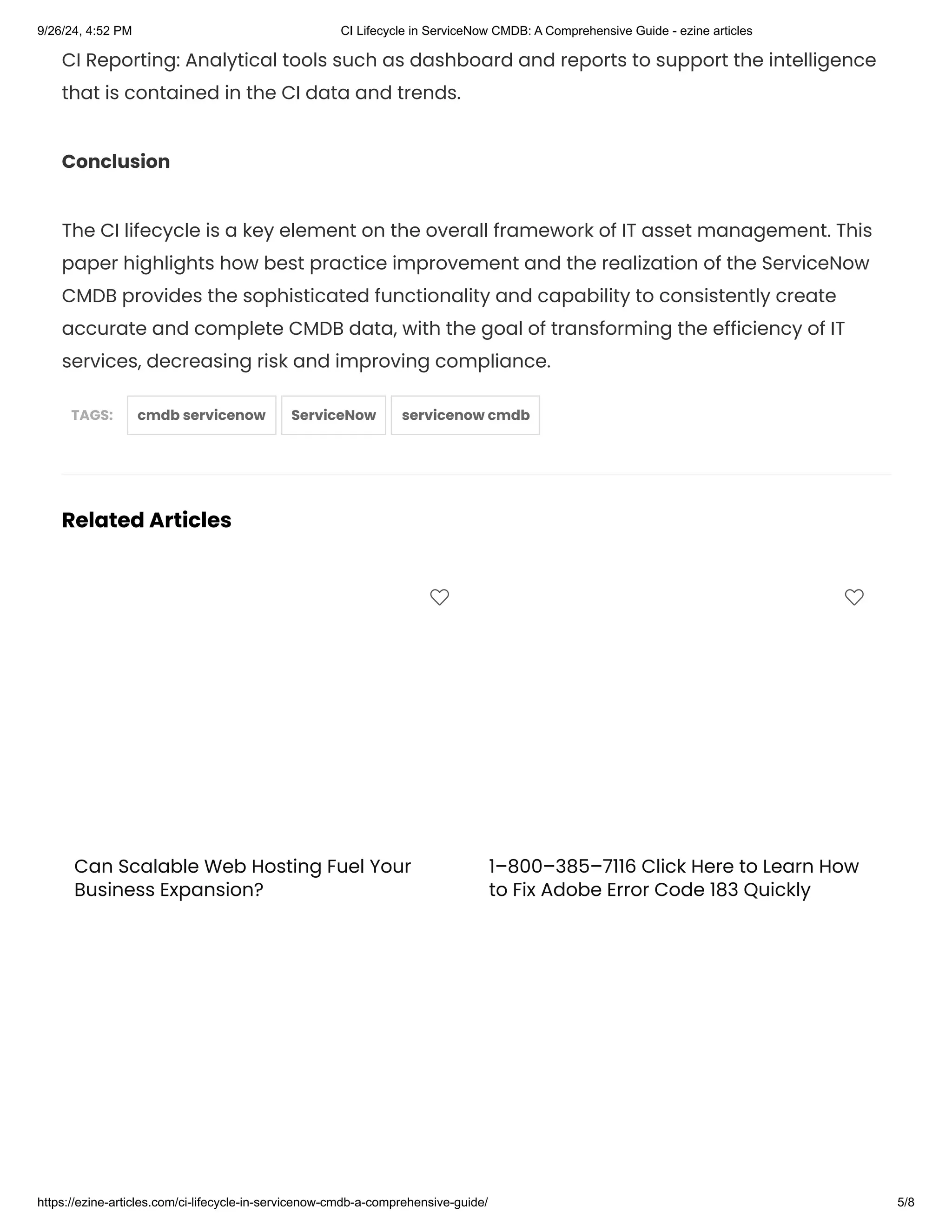 CI Lifecycle in ServiceNow CMDB_ A Comprehensive Guide.pdf
