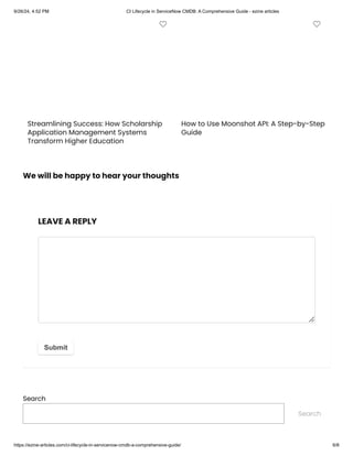 CI Lifecycle in ServiceNow CMDB_ A Comprehensive Guide.pdf | Databases ...