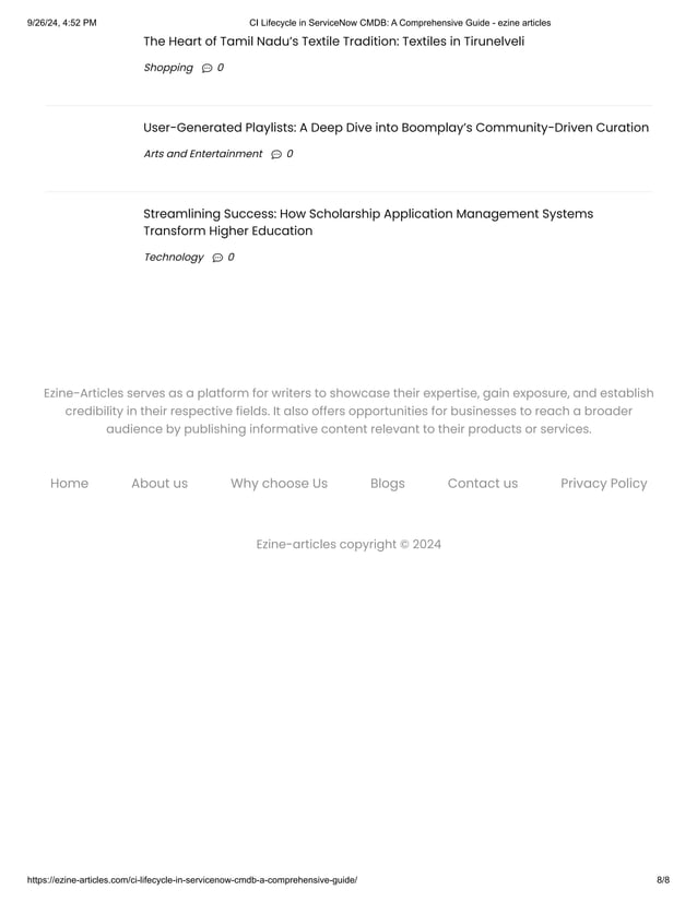 CI Lifecycle in ServiceNow CMDB_ A Comprehensive Guide.pdf | Databases | Computer Software and ...