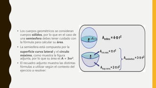 Cilindro, cono y esfera | PPTX