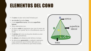 Cilindro, cono y esfera | PPTX