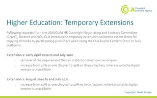 CILIP Copyright Conference 2021 - James Bennett - CLA | PPTX ...