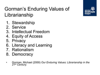 The ethics of our profession: sustaining our common values | PPT